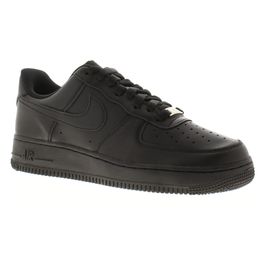 Nike Damen Sneakers Air Force 1 07 Schn&uuml;rschuh schwarz