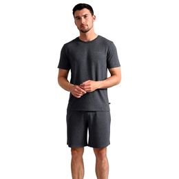 Ted Baker Pyjama Shorts | Herren Freizeit-Loungewear Pyjamahosen mit Taschen - Anthrazit