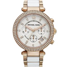 Michael Kors Damenuhr Quartz Silber Gold Rose