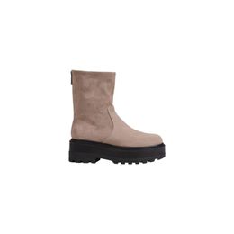 Calvin Klein Jeans Plattform Stiefeletten Wildleder Rei&szlig;verschluss