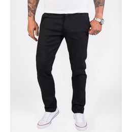 Rock Creek Stoffhose Schwarz
