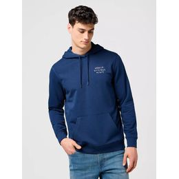Wrangler - EMBROIDERY HOODIE NAVY