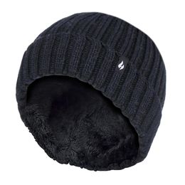Heat Holders W&auml;rmehalter - Winterm&uuml;tzen- und Handschuhset f&uuml;r M&auml;dchen aus geripptem Material