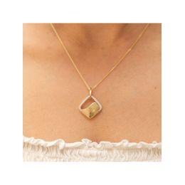 Diamonds by Ellen K. Fascination by Ellen K. Halskette 585 Gold glanz/matt mit Zirkonia wei&szlig;