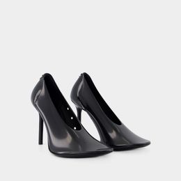 Courr&egrave;ges Nude Stilettos Pumps - Courreges - PVC - Schwarz