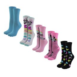5 Paar Minnie Mouse Socken f&uuml;r Frauen | Niedliche Neuheit Disney Mickey Mouse Socken | Ideale Weihnachtsgeschenke - Minnie&Mickey