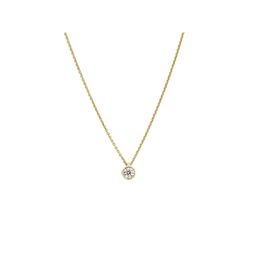 Lyomi Collier 585/- Gelbgold 1 synth. Diam. 0,20 ct.