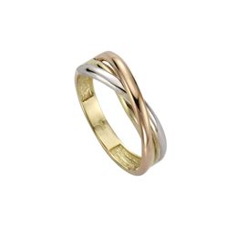 Diamonds by Ellen K. Fascination by Ellen K. Ring Gold 333 dreifarbig