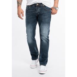 Rock Creek Jeans Straight Leg Blau