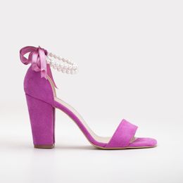 Melissa Block Abs&auml;tze Sandalen with Pearls