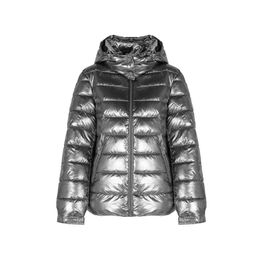 Guess Jacke Bomber-jacke Damen Silber