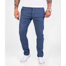 Rock Creek Stoffhose Blau