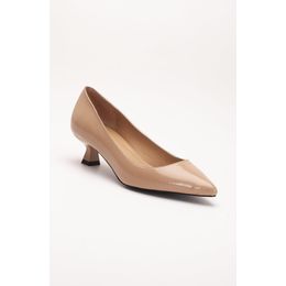 Helly Kitten Heel Leder Stiletto Pumps