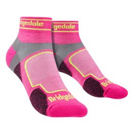 Bridgedale - Womens Running Ultralight Sport Low Socken - Pink
