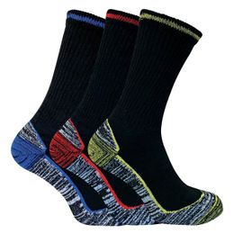 Atmungsaktive Hochleistungs-Bambus-Arbeitssocken f&uuml;r Stahlkappenstiefel f&uuml;r Herren