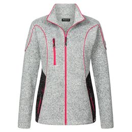 Rock Creek Fleecejacke Grau