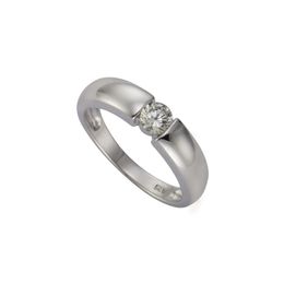 ZEEme Silber Ring Silber 925 mit Zirkonia wei&szlig;