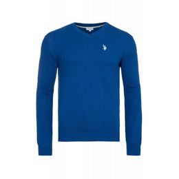 U.S. Polo Assn. V-Neck Pullover in Royal