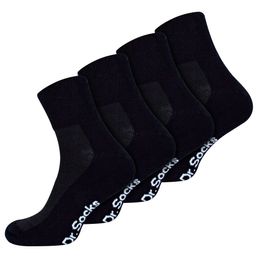 Herren Bamboo Diabetiker Kn&ouml;chelsocken | Dr.Socks | Extra Wide Trainer Socken in Schwarz & Wei&szlig; - Schwarz