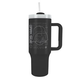 Star Wars - Reisebecher "Vader Grid" (Schwarz)