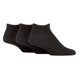 3er-Pack Herren Einfarbige Sporttrainer Socken - Bequeme Alltags-Shortsocken