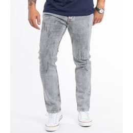 Rock Creek Jeans Straight Cut Grau