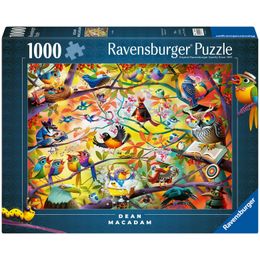 Puzzle Ravensburger "Dean MacAdam: Flei&szlig;ige V&ouml;gelchen", bunt, Puzzles, KinderB:70cm H:50cm, Pappe, Motiv, Made in Germany, B:70cm H:50cm