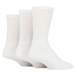 3er Pack Herren Einfarbige Crew-Sportsocken - Weiche Baumwolle Alltags-Athletiksocken