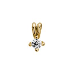 Lyomi Anh&auml;nger 585/- Gelbgold 1 synth. Diam. 0,25 ct.