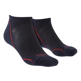 Bridgedale - Herren Wandern Merino Low Socken - Marine / Rot