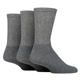 3er-Pack Herren Einfarbige Sport-Socken - Weiche Baumwoll-Alltags-Sport-Socken