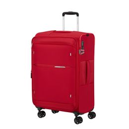 Hartschalen-Trolley Samsonite "GOTWIST", Gr. B/H/T: 43cm x 68cm x 29cm 71 l, true rot, Polyester, Koffer, mit Teleskopgriff und mehreren Tragegriffen, innen aus Polyester