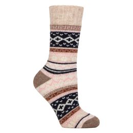 Damen Wolle-Mischung Wandersocken Gepolsterte Wanderschuh-Socken