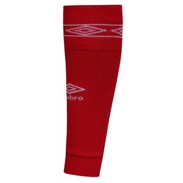 Umbro - "Diamond" Gamaschen f&uuml;r Herren (Zinnoberrot/Wei&szlig;)