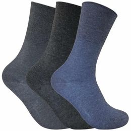 3 Pack Damen nicht elastische thermische diabetische Socken f&uuml;r schlechte Durchblutung