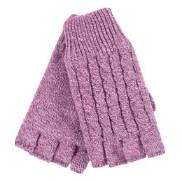 Heat Holders Damen Winter-Thermo-Fingerlose Handschuhe mit Zopfmuster