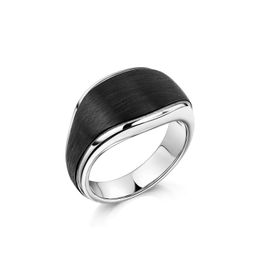 ZEEme Stainless Steel Ring Edelstahl/PVD schwarz