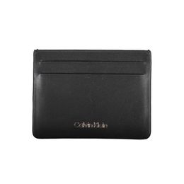 Calvin Klein Schwarze Leder Geldb&ouml;rse f&uuml;r M&auml;nner