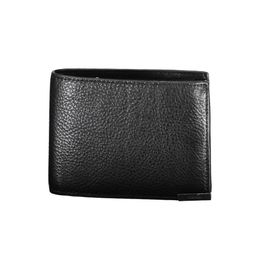 Calvin Klein Schwarze Leder Herren Geldb&ouml;rse