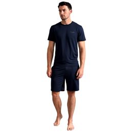 Ted Baker Pyjama Shorts | Mens Casual Lounge Wear Pyjama Bottoms mit Taschen - Navy