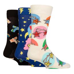 Happy Socks 3er-Pack Elton John Unisex-Socken - Marineblau