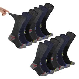 Multipack Herren Diabetiker Arbeitssocken | Nicht elastische atmungsaktive Diabetiker Socken