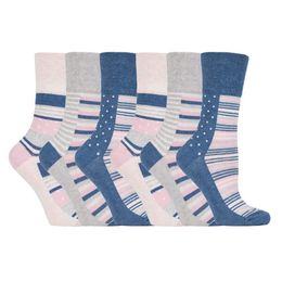 Gentle Grip - 6 Paar Damen Gentle Grip nicht elastische Socken - GG132
