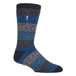 Heat Holders W&auml;rmehalter - Herren extra dicke Thermosocken f&uuml;r den Winter | Warme flauschige Fleece isolierte Socken | Geschenke f&uuml;r M&auml;nner - Marineblau / Petrol (Milan)