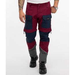 Rock Creek Softshellhose Weinrot