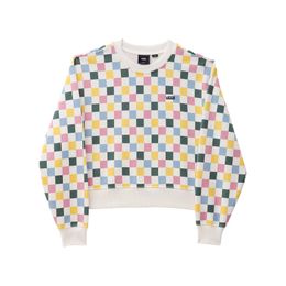 Vans DAMENMODE ALL OVER LS CREW SWEATSHIRT WEISS