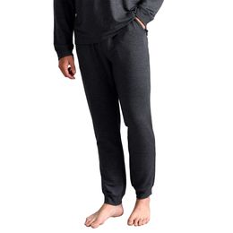 Ted Baker Pyjamahose f&uuml;r Herren | Atmungsaktive, l&auml;ssige, lange Pyjama-Jogginghose mit Taschen - Holzkohle