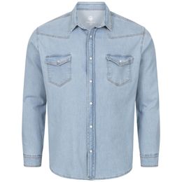 Rock Creek Jeanshemd Hellblau