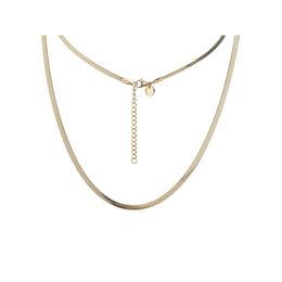 ZEEme Stainless Steel Collier Stahl PVD gelb 50+5cm