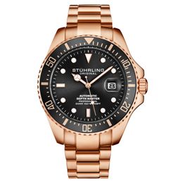 Gold und Schwarz Depthmaster Automatik 42mm